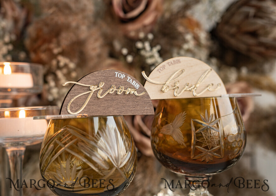 Rustic Arch Place Card with Stand, modern wood Name Cards, Premium Arch ...